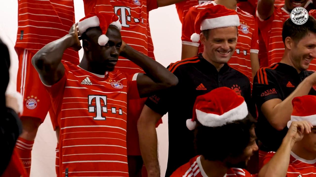 Watch: Bayern squad celebrate Christmas