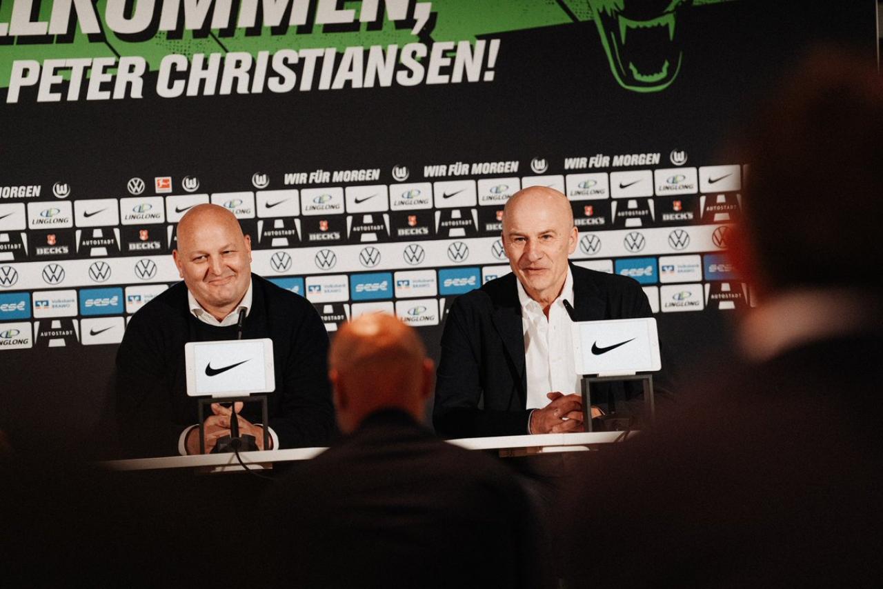 Wolfsburg introduce Christiansen: "Peter stands for success."